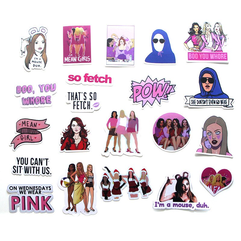 20Pcs/Lot Mean Girls Graffiti Sticker Kids DIY Ska... – Grandado
