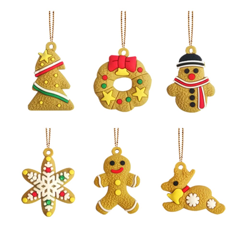 Gingerbread Man Christmas Tree Small Pendant Snowf... – Vicedeal