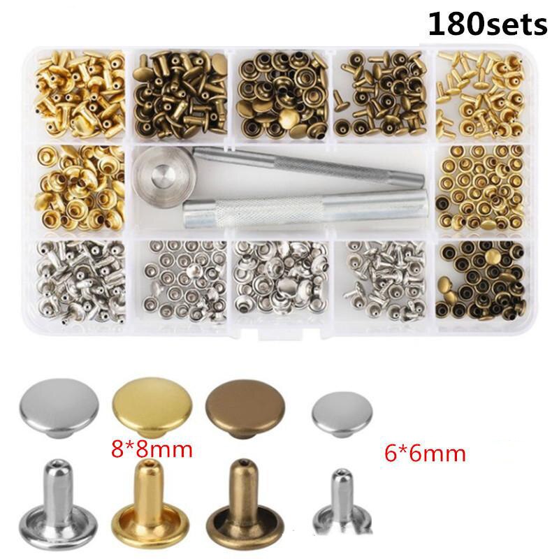180 Pair/Set Of Round Rivets And Installation Tool... – Grandado