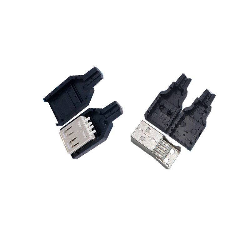 10Pcs/LOT USB DIY USB 2.0 Connector Plug A Type Ma... – Grandado