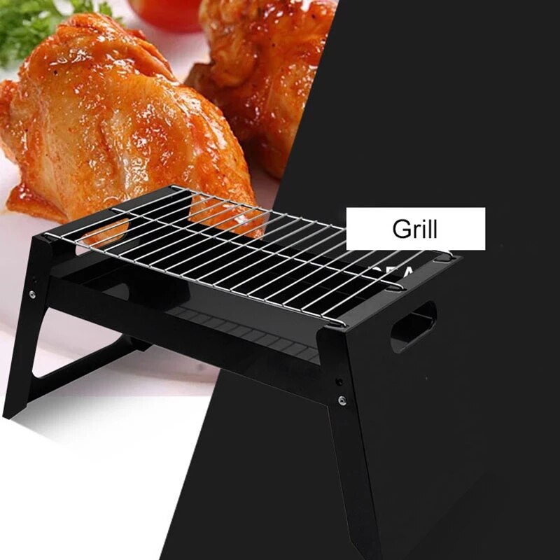 Portable Foldable Barbecue Grill Korean Charcoal B... – Grandado