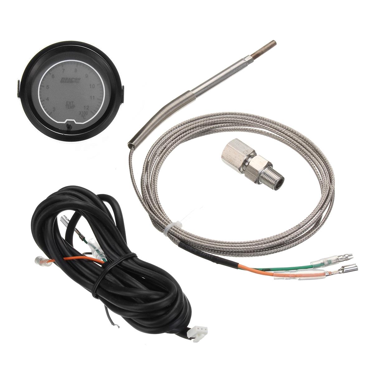 2" 52mm Car Exhaust Temperature Gauge EXT Temp Gau... – Grandado