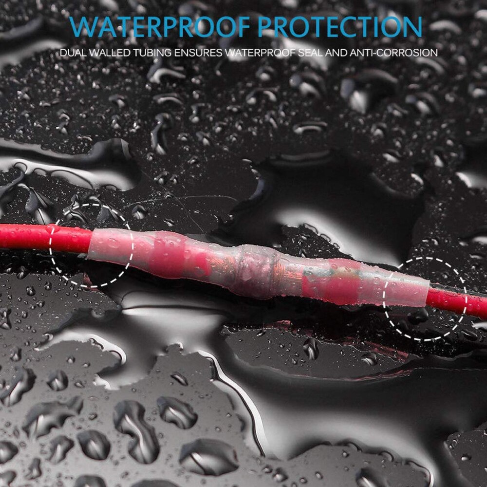 300PCS Waterproof Solder Sleeve Butt Wire Connecto... – Grandado