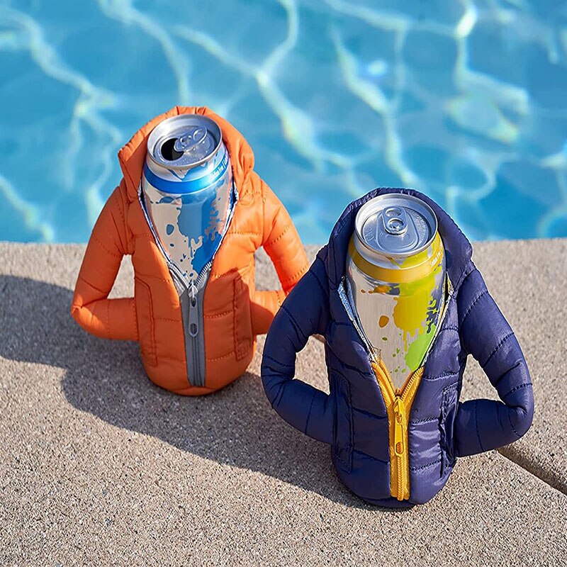 jacket to keep drinks cool beer clothes cola drink... – Grandado