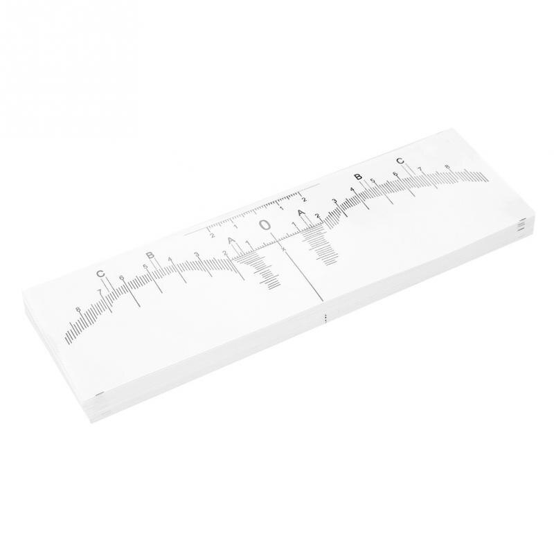 Disposable 50pcs/Lot Eyebrow Ruler Sticker Adhesiv... – Grandado