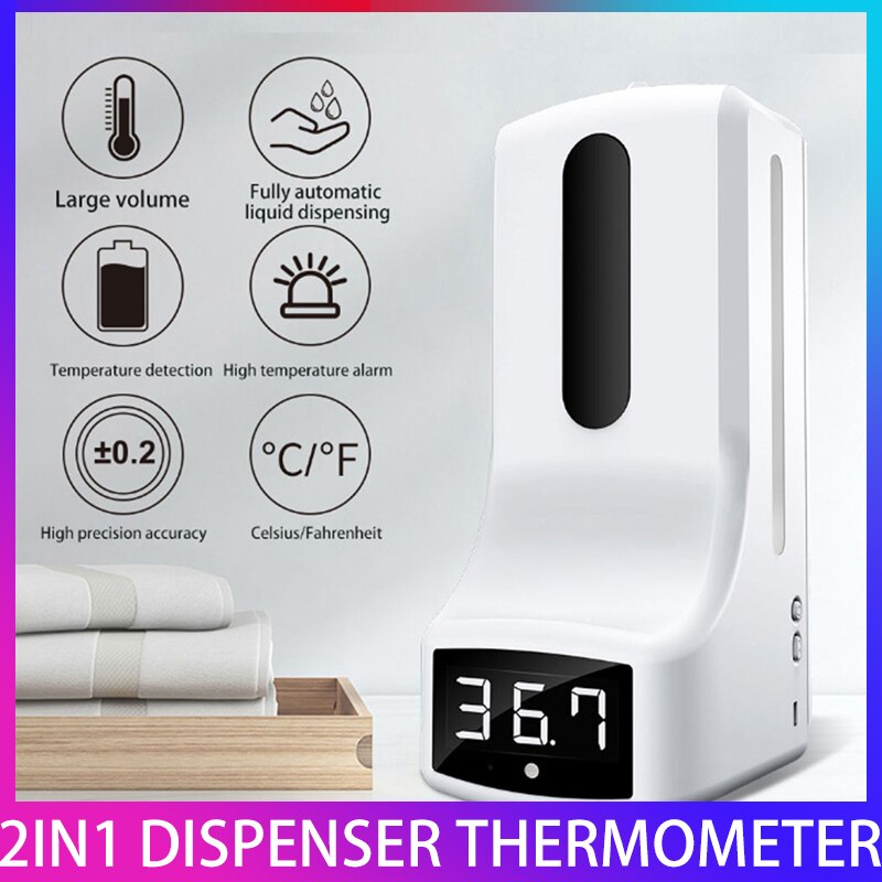 l2 in 1 No Contact Body Thermometer with Hand Sani... – Grandado