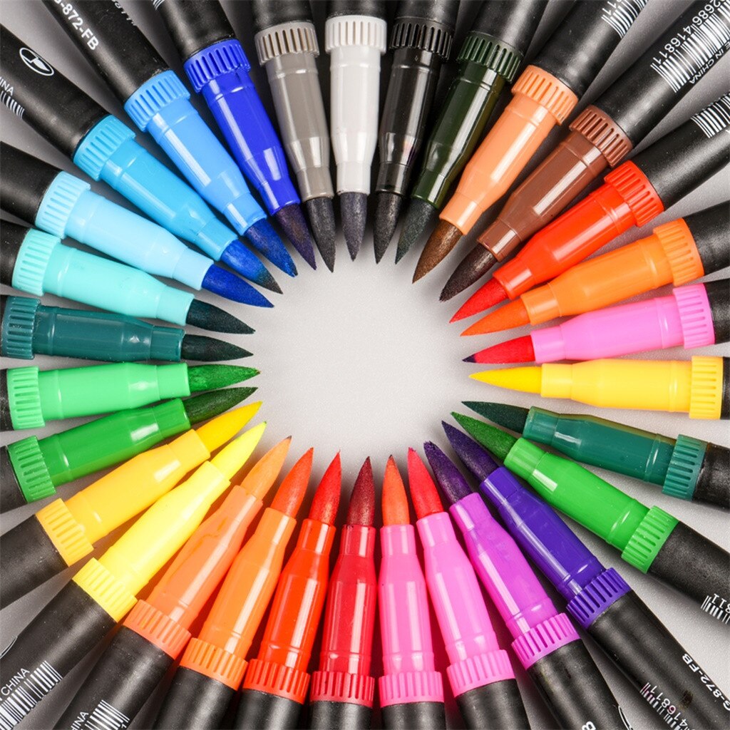 24 Colors pen art marker drawing set colors childr... – Vicedeal