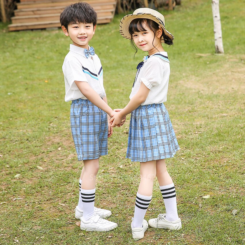 Kids Kindergarten School Uniform Baby Boys Girls J... – Grandado