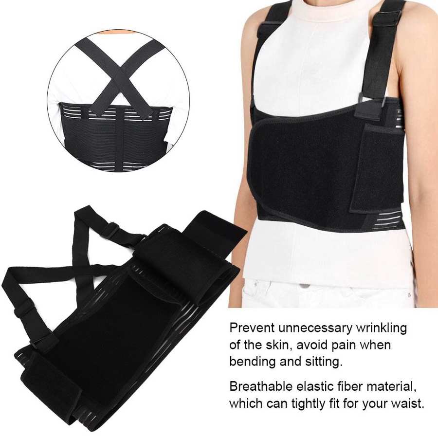 Adjustable Lumbar Support Lower Waist Back Belt Br... – Grandado