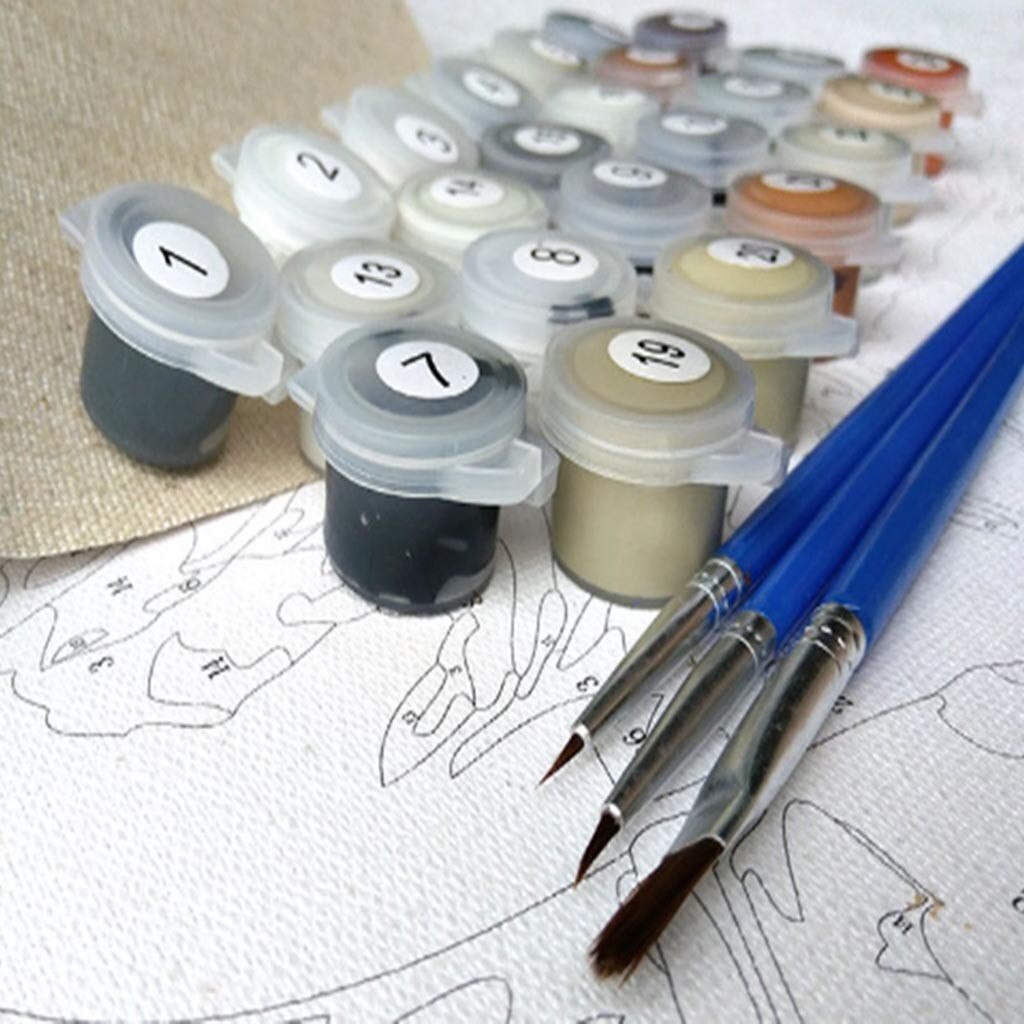 iy Oil Painting Handmade Digital Kit Coloring By N... – Grandado