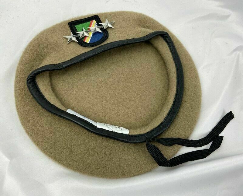 Us Army Ranger Regiment Wool Beret Khaki Army Offi... – Vicedeal