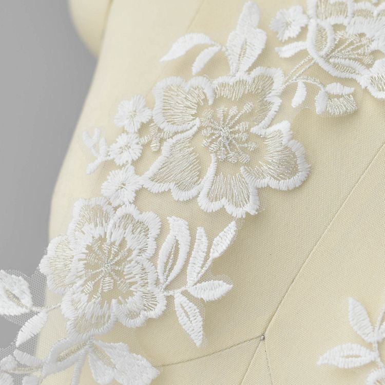 lace flowers appliques lace mirror lace pairs ivor... – Vicedeal