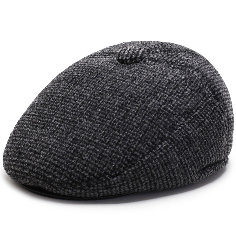 Mens Womens Duckbill Cap Ivy Cap Winter Flat Cabbi... – Grandado