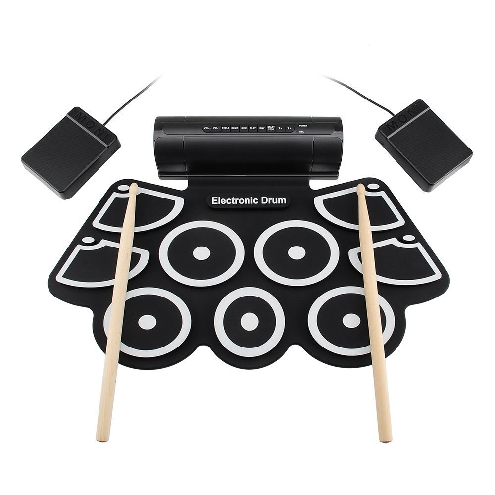 Thick silicone hand roll drums drums USB electroni... – Grandado