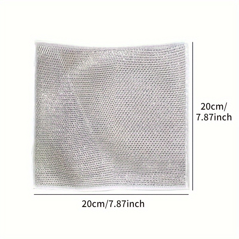 Metal Steel Wire Rags Cloth Home Kitchen Pot Pan D... – Grandado