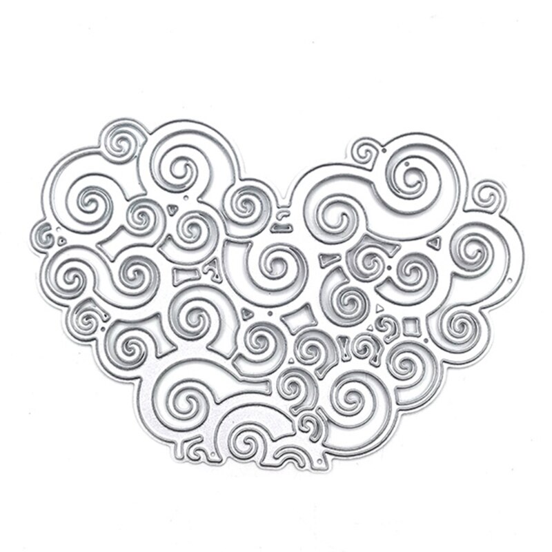 2 Pieces Cutting Dies Heart Cutting Dies Love Hear... – Grandado