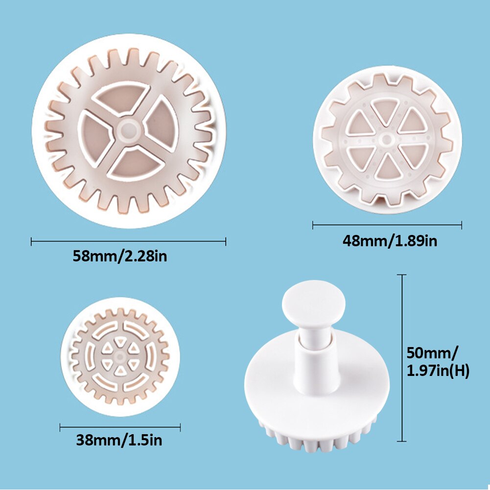 Molde para pastel de 3 piezas, cortador de émbolo ... – Grandado