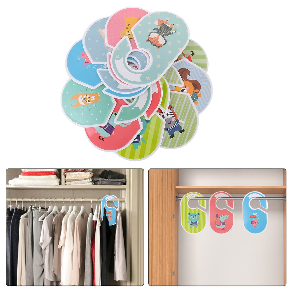 12Pcs Cartoon Clothing Size Dividers Size Dividers... – Grandado