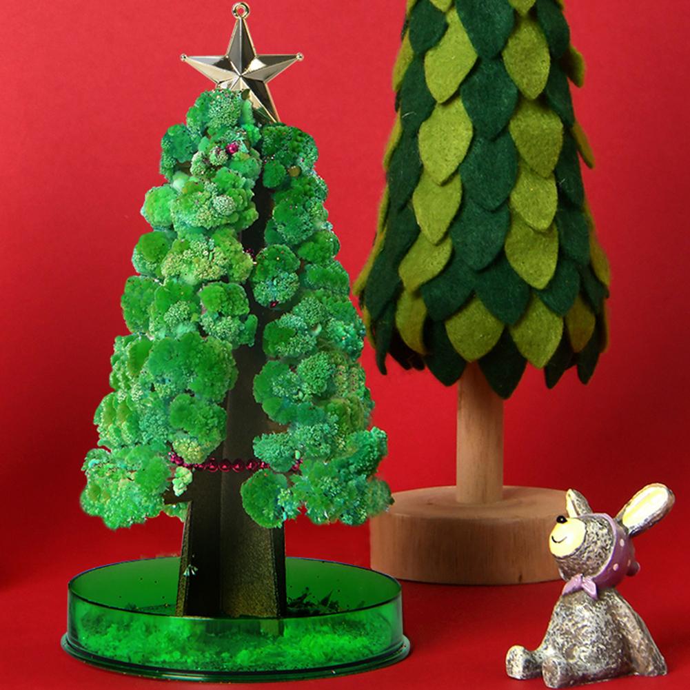 Green DIY Visual Magic Growing Paper Crystals Tree... – Vicedeal