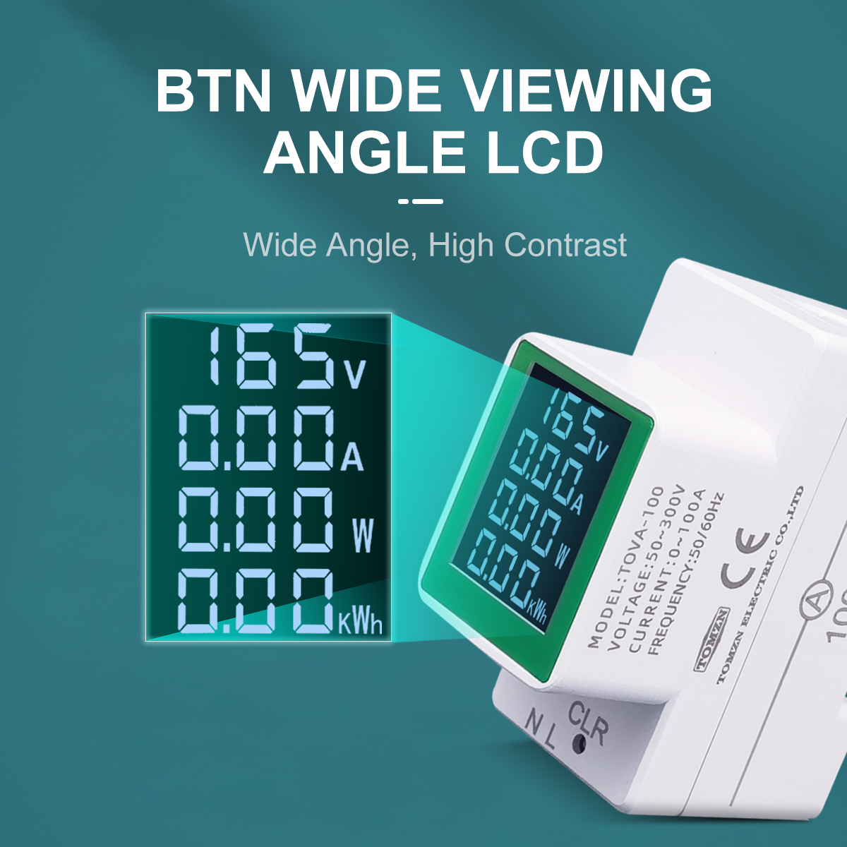 din rail 4IN1 AC monitor Voltage Current KWH Elect... – Vicedeal