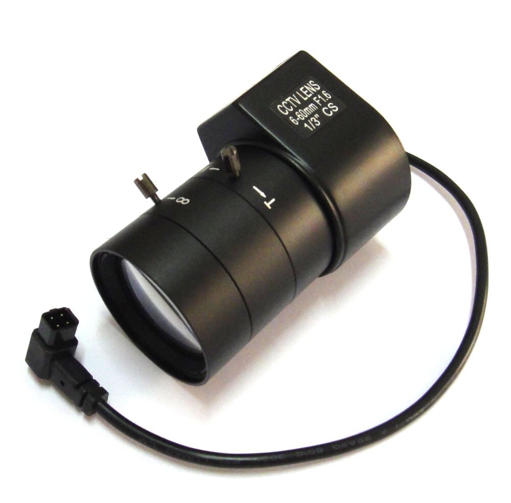 1/3" CS IR 6-60mm CCTV Lens Aperture Vari-Foc... – Grandado