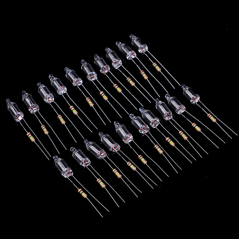 20PCS Neon Indicator Lamps With Resistance Connect... – Grandado