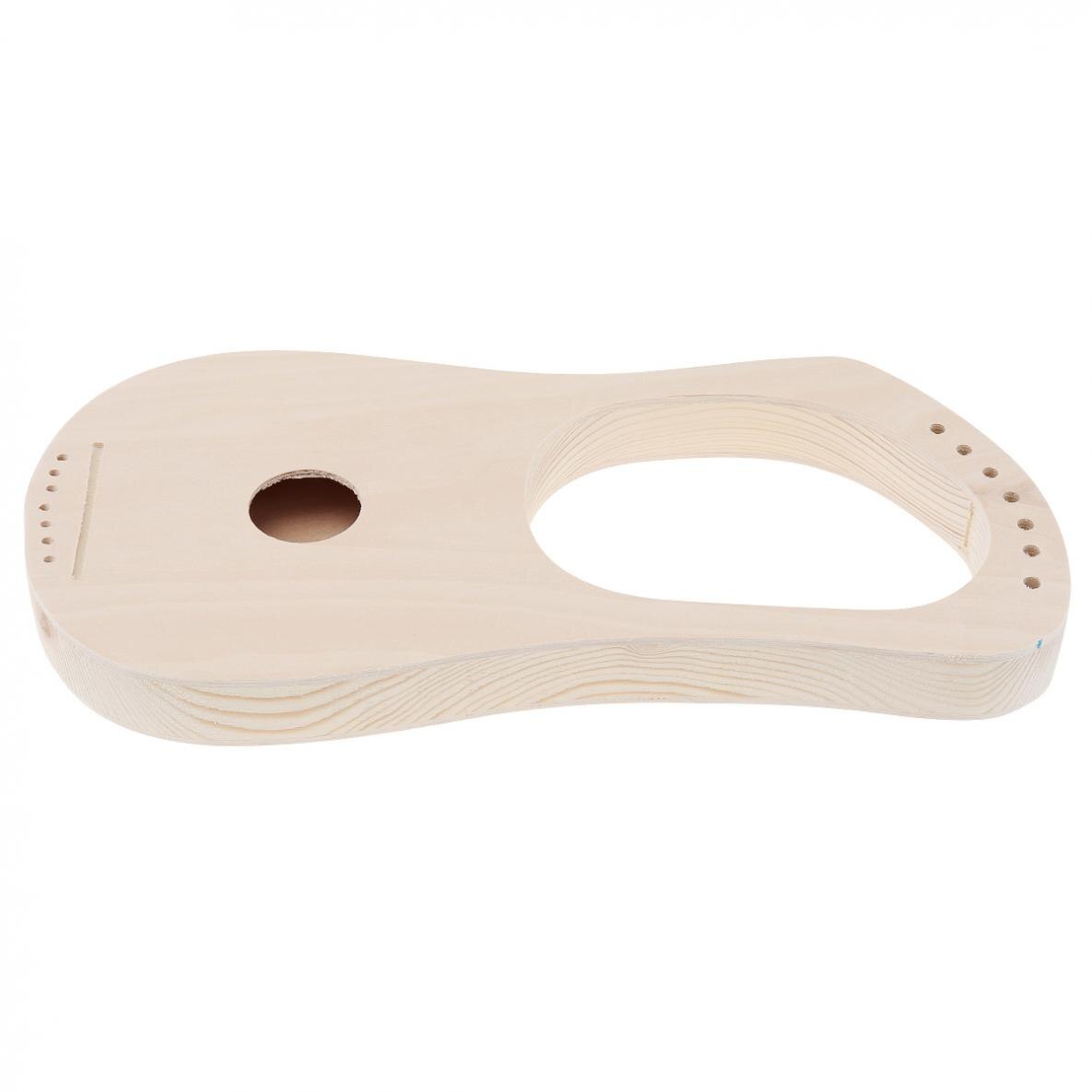 7 Strings Lyre Harp DIY Kit Solid Basswood String ... – Grandado