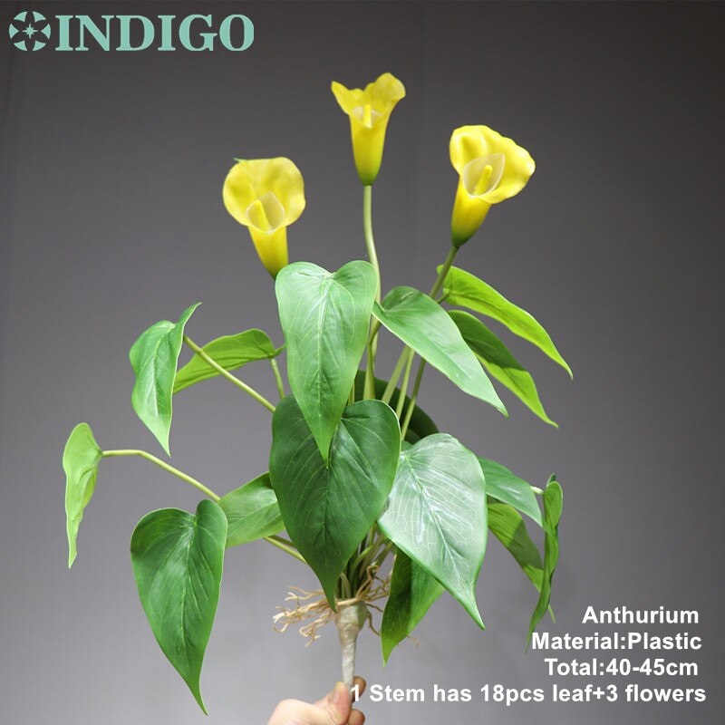 Gelb Calla Strauß-Tulpe Mit Lassen Wurzel Real ber... – Grandado