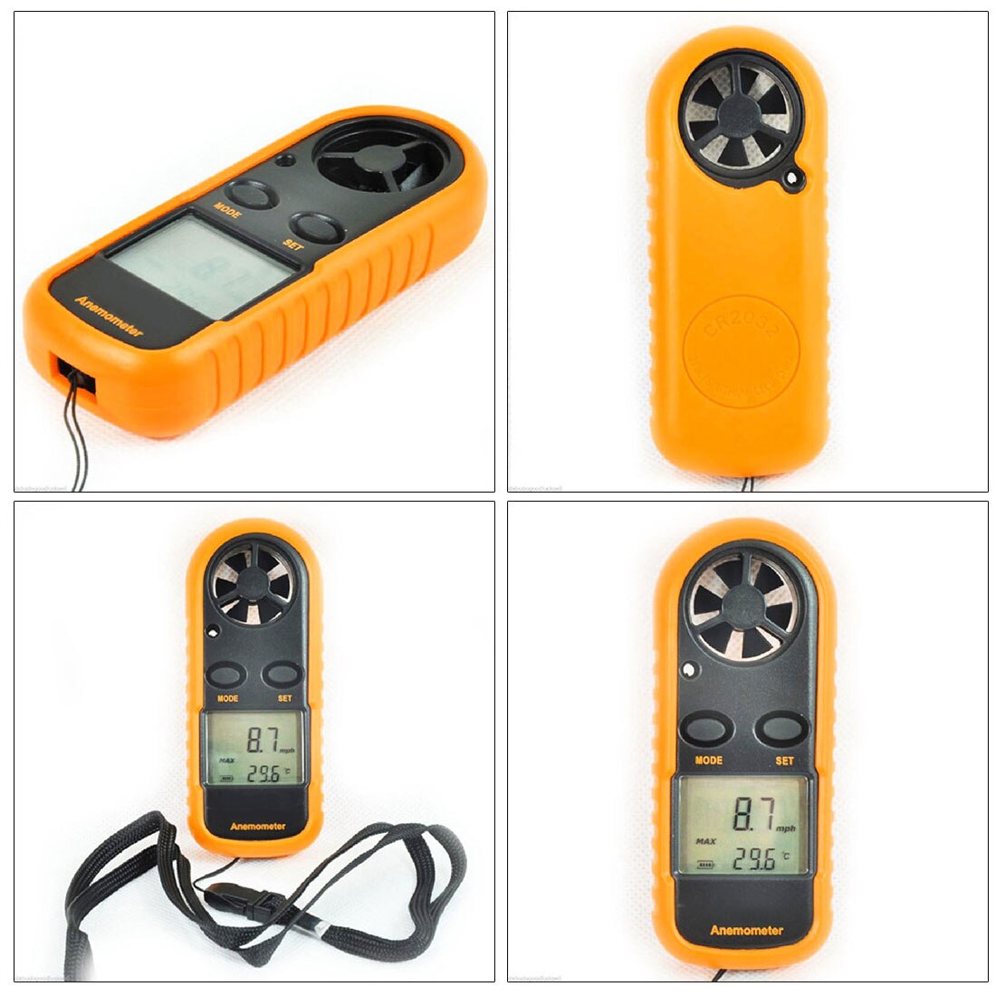 LCD Digital Anemometer Thermometer Portable 30m/s ... – Grandado