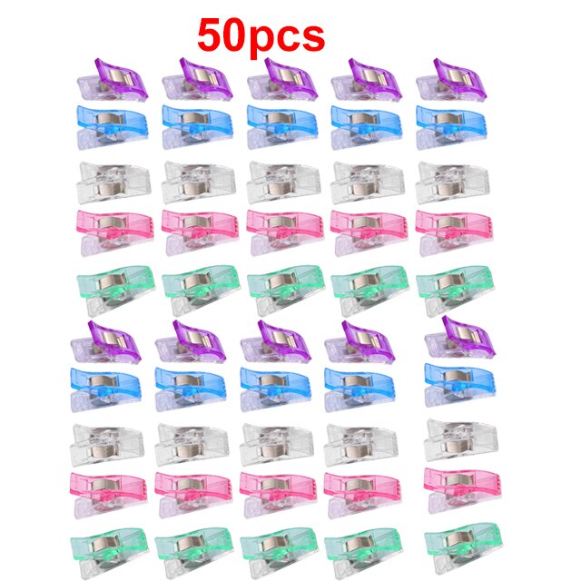 Sewing Clips DIY Crafts Plastic Clamps Colorful Sa... – Vicedeal