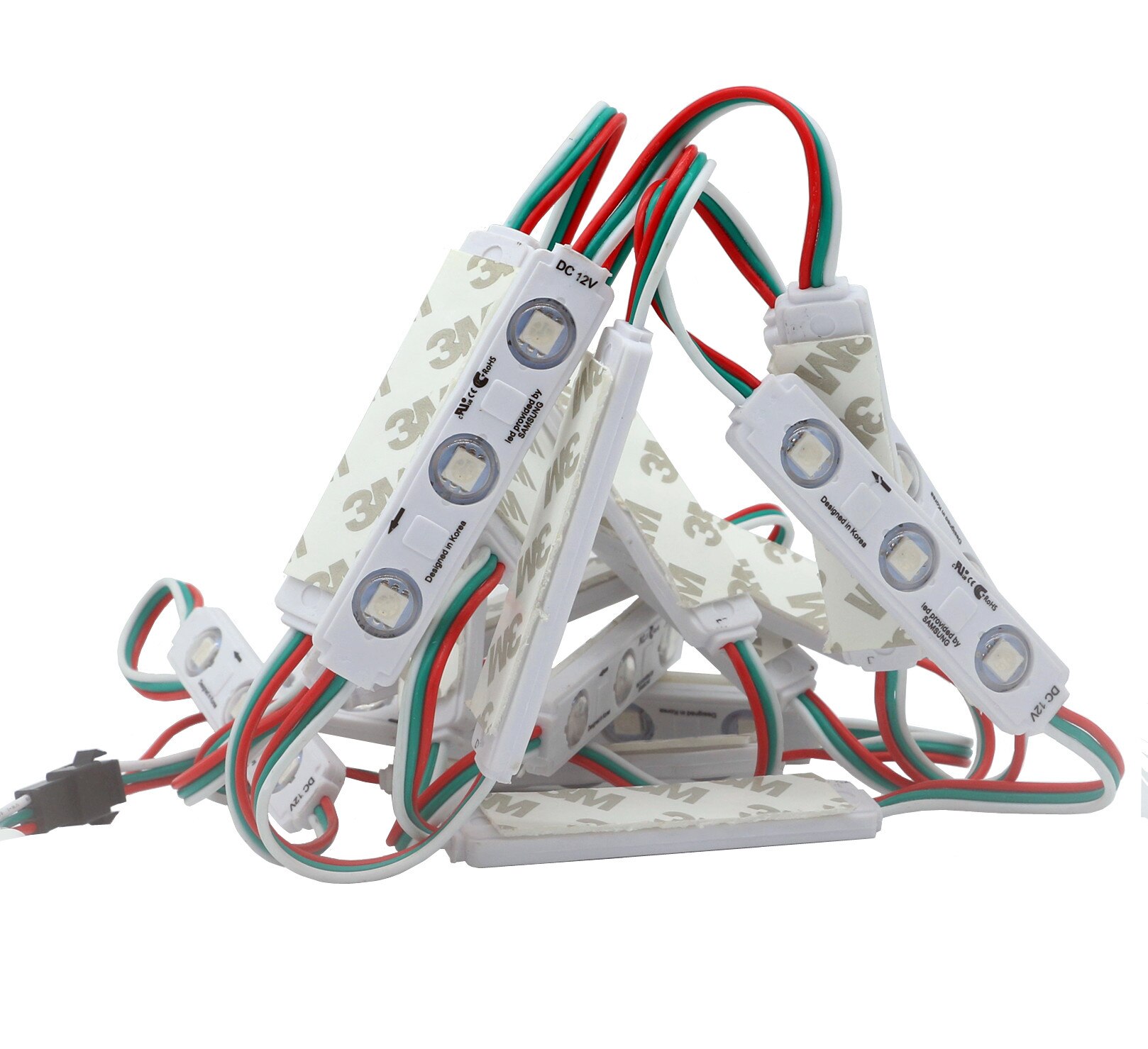 20pcs 1.5W/Chip DC 12V WS2811 RGB LED Pixel Light ... – Grandado