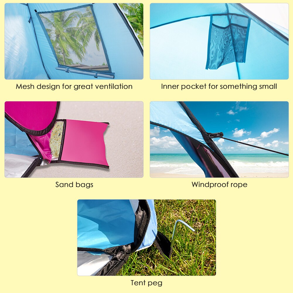 Outdoor Camping Pop-Up Tent Automatische Instant T... – Grandado