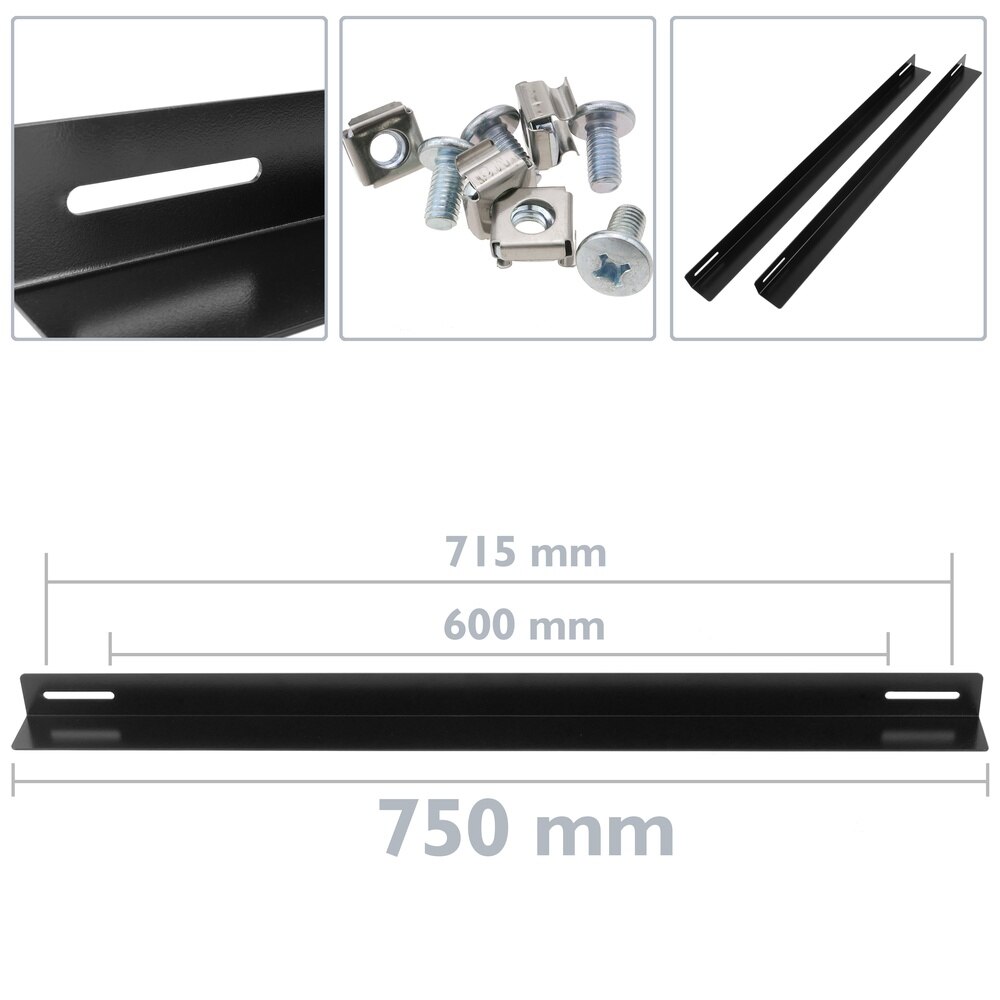 RackMatic-fixed side rails rack 19 cabinet bracket... – Vicedeal