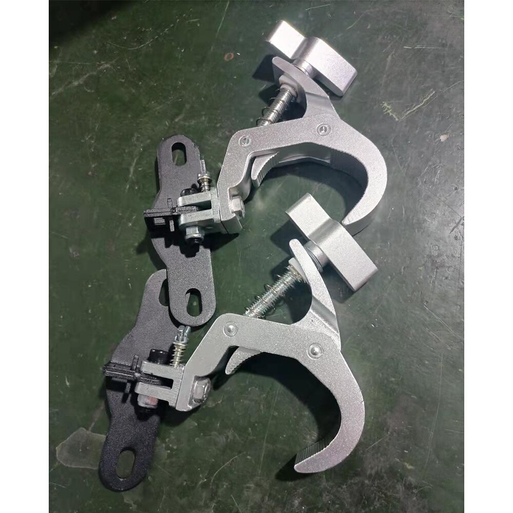 2 pcs Aluminum Stage Light Folding Clamps Folding ... – Grandado
