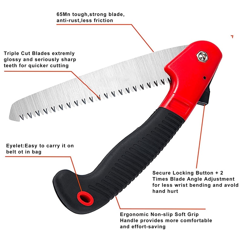 7 Inch Folding Saw Multifunctional Outdoor Garden ... – Grandado