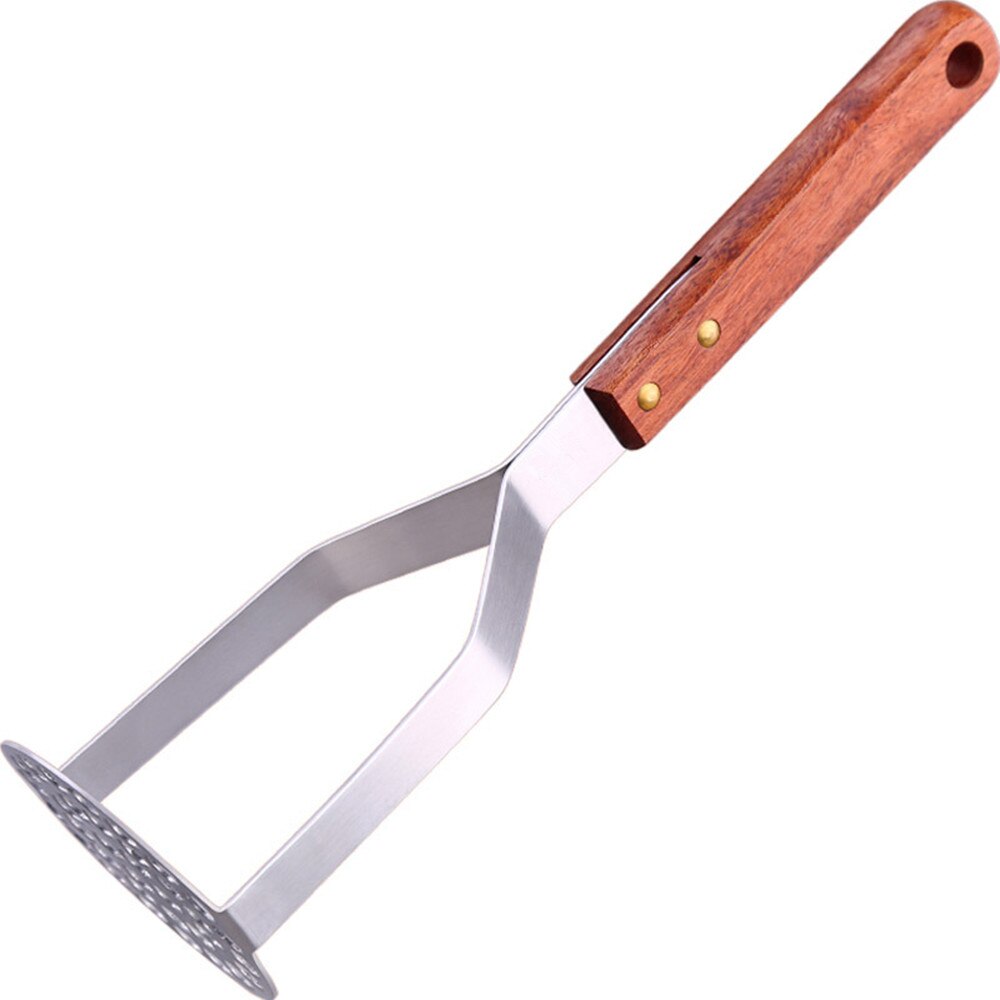 Stainless Steel Heavy Duty Potato Masher with Wood... – Vicedeal