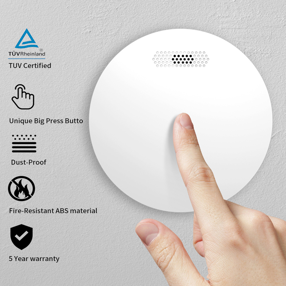 Smart Life-Detector de humo con WiFi, protección c... – Grandado