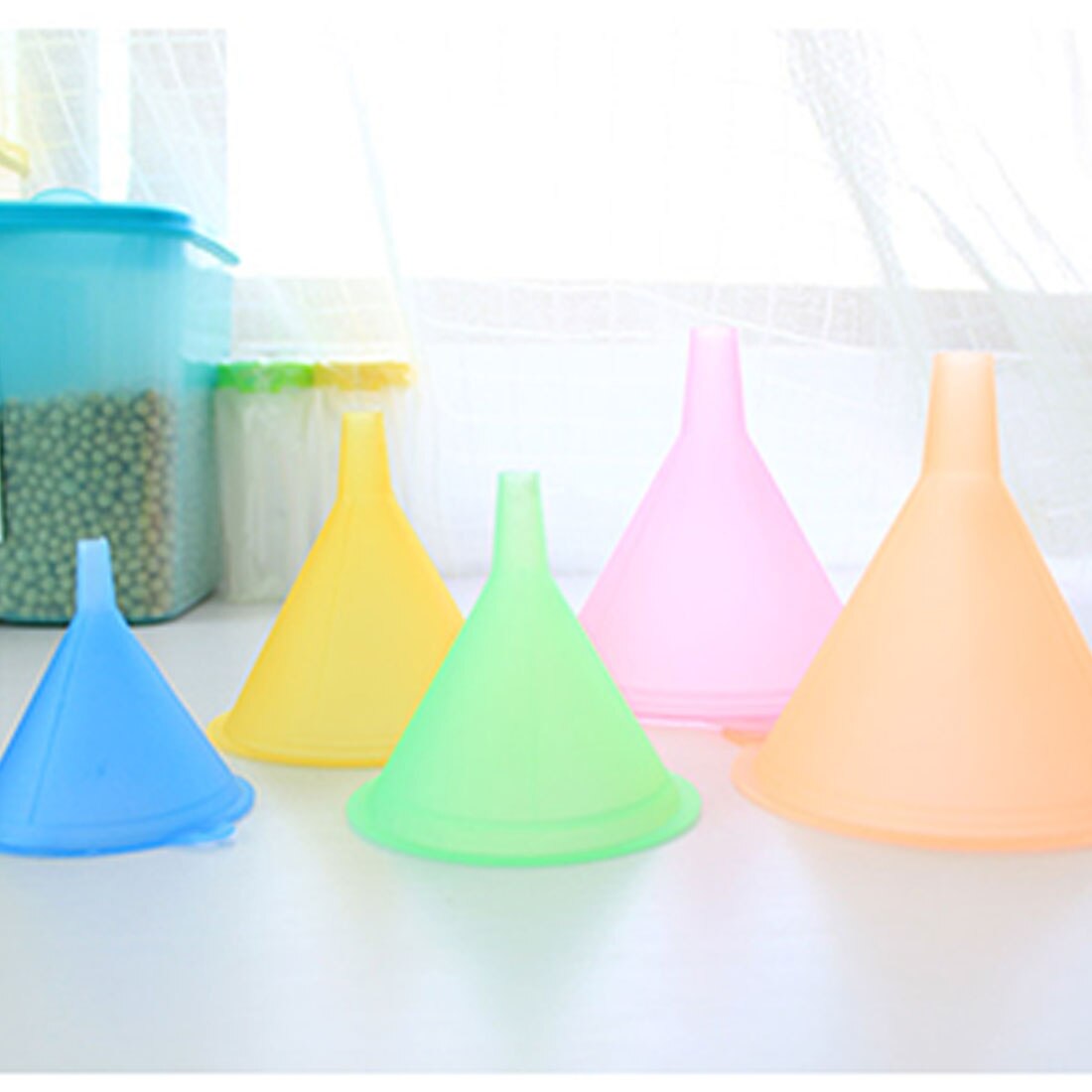 Colorful Plastic Funnel Small Medium Large Variety... – Vicedeal