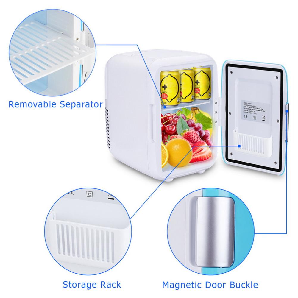 4L Car Mini Refrigerator Dual-use Cool Warmer Dorm... – Vicedeal