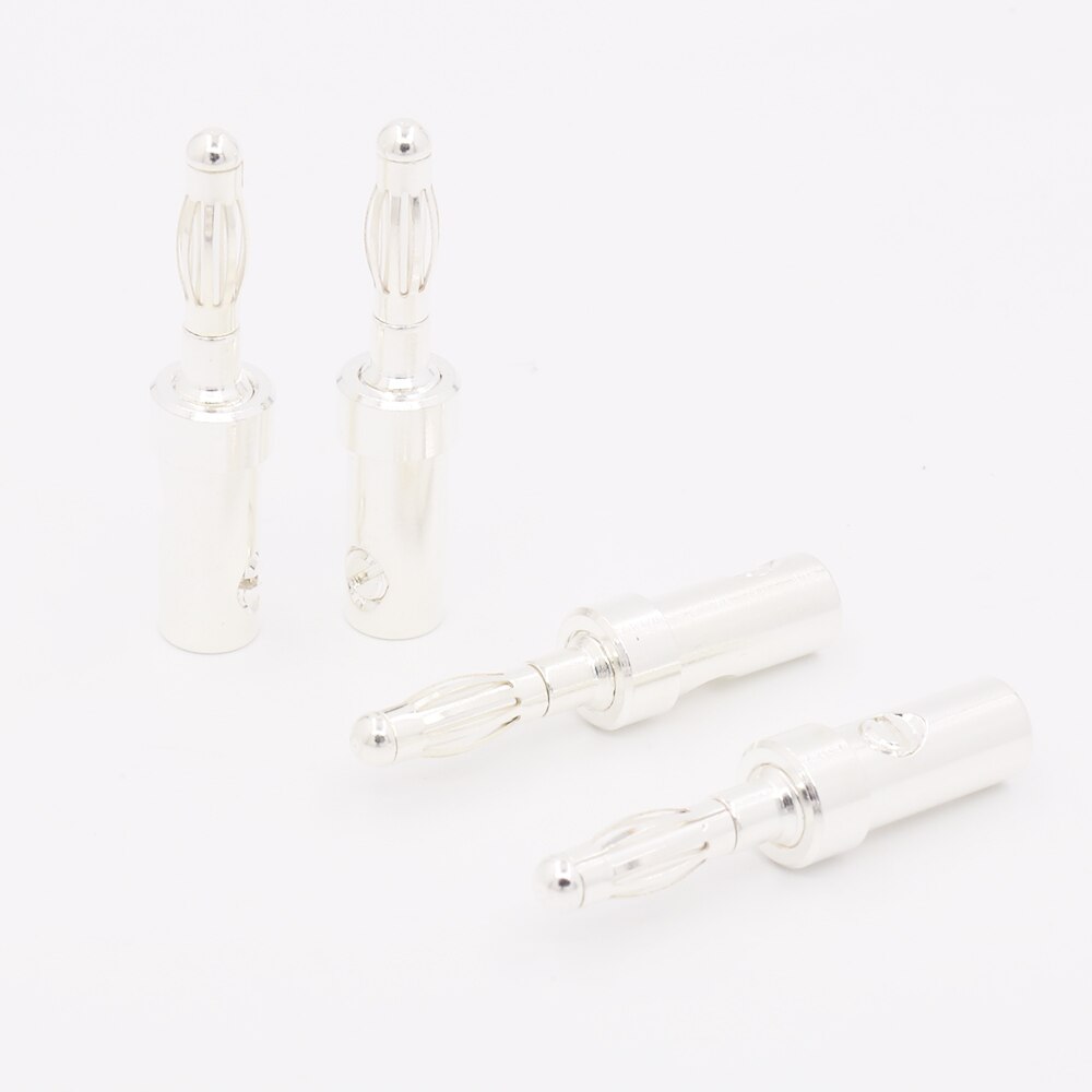 10Pcs Zonder Logo Audio Pure Verzilverd Banana Plu... – Vicedeal