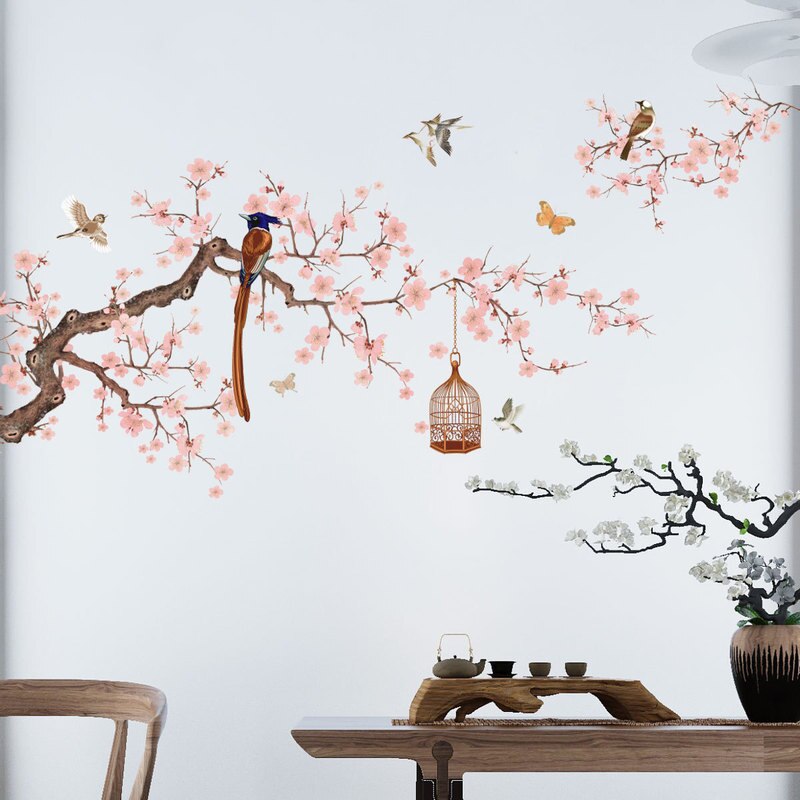 Wall Stickers Cherry Blossom Wall Decal Tree Branc... – Grandado