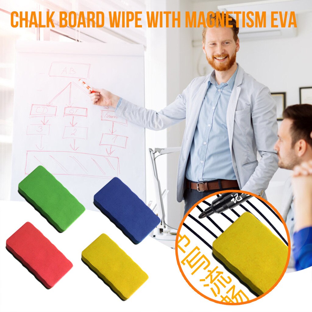 24Pcs Sidewalk Chalk Eraser Whiteboard Chalk Erase... – Vicedeal