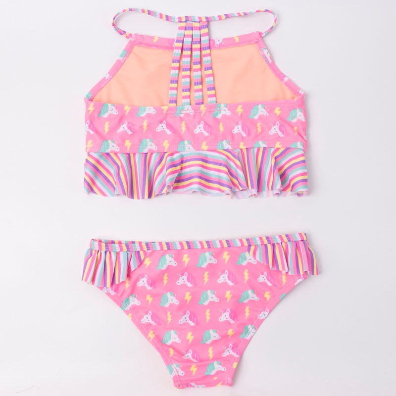 Girl Swimsuit Two Pieces Bikini Swimwear Swim Suit... – Vicedeal