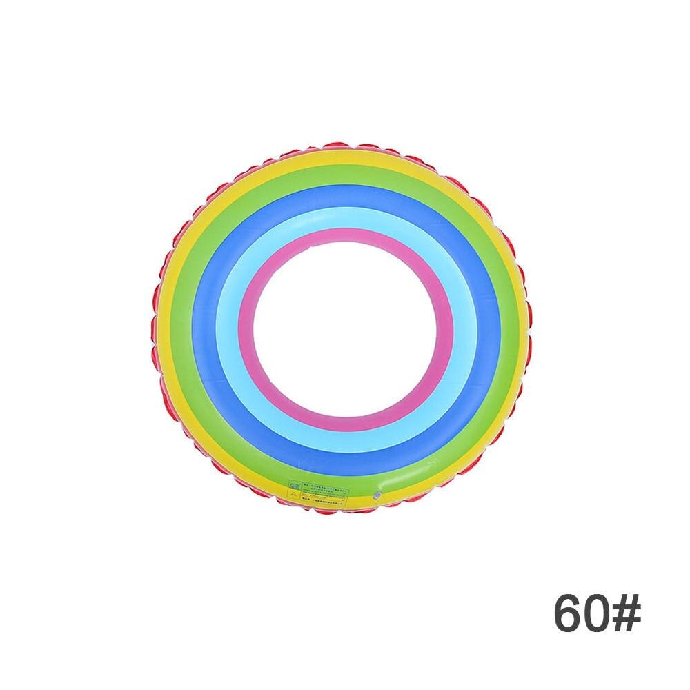 Inflatable Pool Tube Raft with Rainbow Painting Li... – Grandado