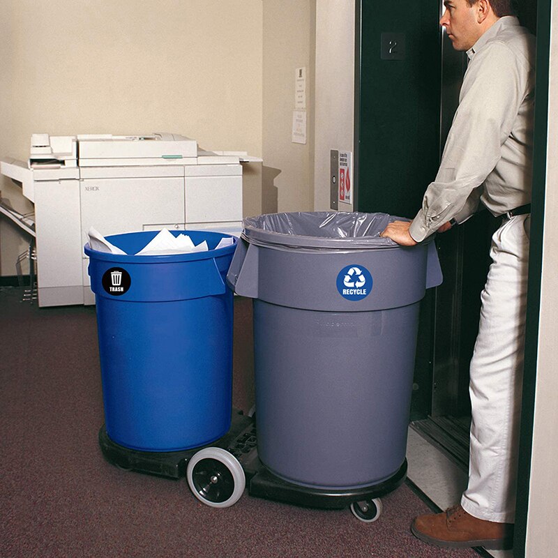 6pc Trash Bin Classification Sticker Home Self-adh... – Vicedeal