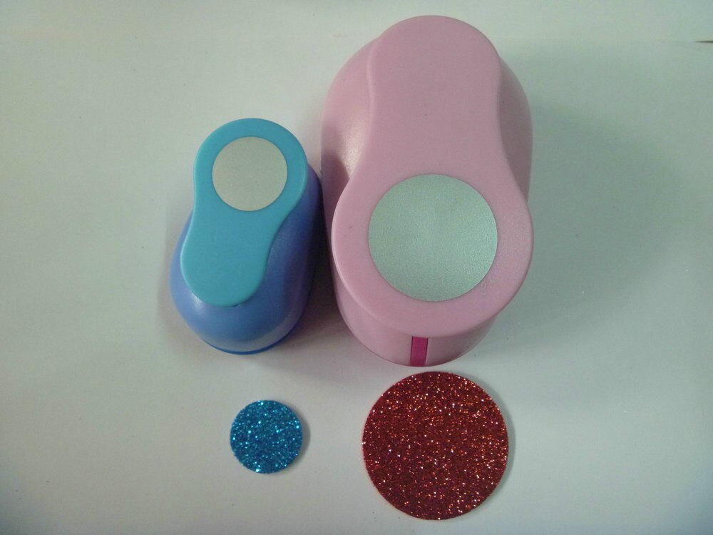 2 stks (1 inch + 2 inch) cirkel craft punch set Po... – Vicedeal