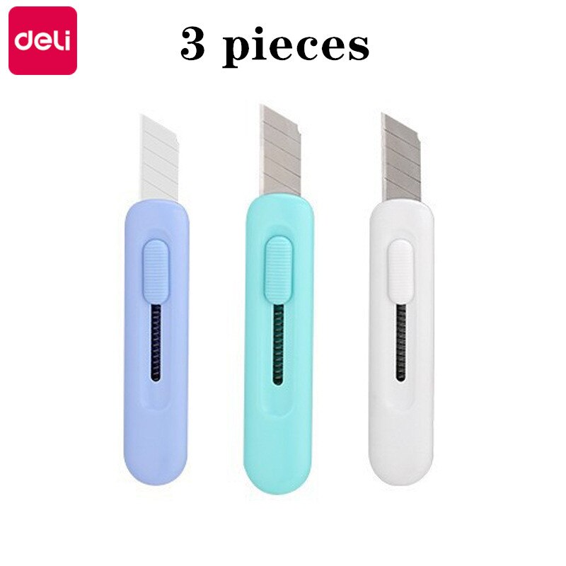 3 pieces Deli 2079 art knife portable warehouse Ex... – Vicedeal
