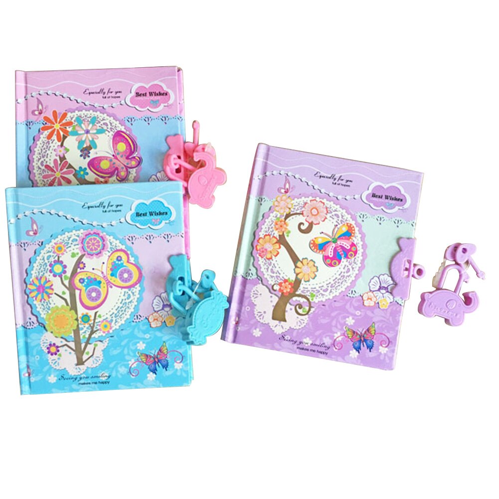 Kawaii Cute Paper Notebook with Lock Password Note... – Grandado