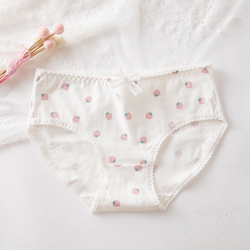 6pcs/set Simple Underwear Girl's Pure Cotton S... – Grandado