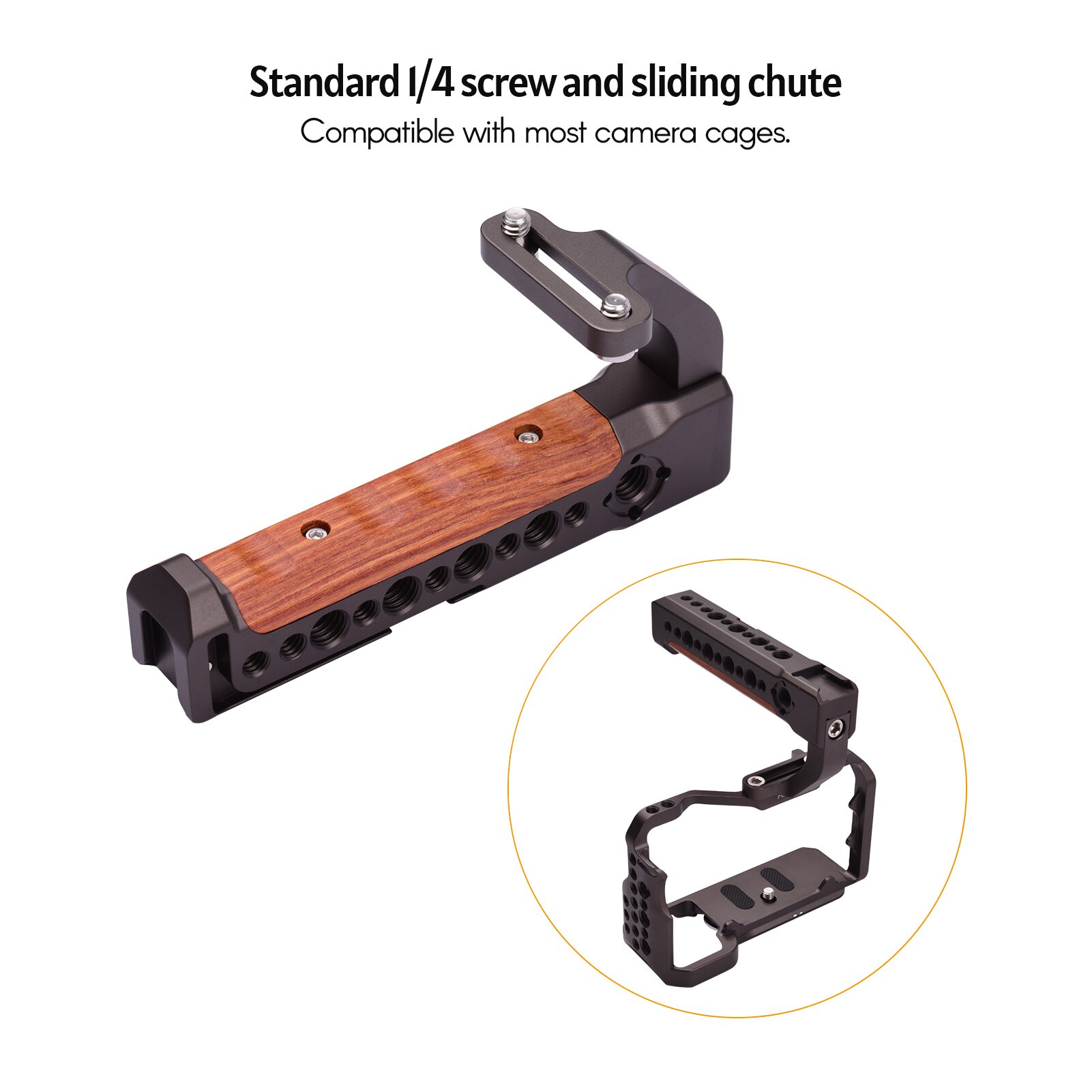 Andoer Universal Camera Cage Extension Handle Came... – Grandado